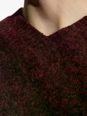 SAMSOE SAMSOE Safloyd V-neck Knitted Sweater