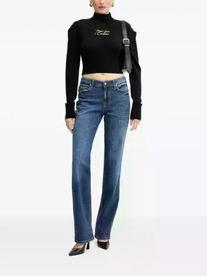 Versace Logo-patch Belt-loop Jeans
