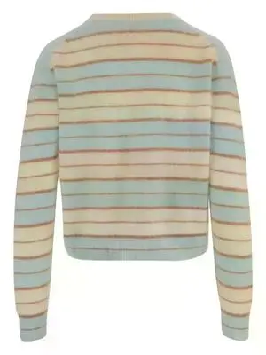 Guest In Residence Striped Crew-neck Sweater