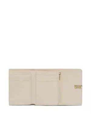 Furla Iride Grained Compact Wallet - Neutrals