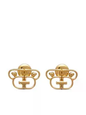 A BATHING APE Logo Stud Earrings - Gold