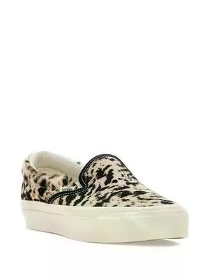 VANS Pony Hair Cowhide Slip-on Sneakers