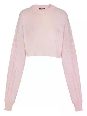Balmain Round Neck Sweaters For Women