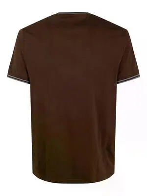 Fred Perry Cotton T-shirt - Brown