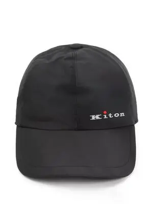 Kiton Embroidered-logo Baseball Cap - Black