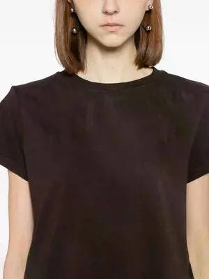 AGOLDE Adine Shrunken T-shirt - Brown