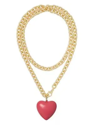 ROXANNE ASSOULIN Heart Charm Chain Necklace - Gold