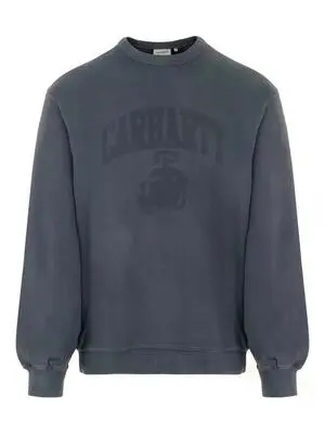 Carhartt Work In Progress Logo-print Crew-neck Sweatshirt - Blue