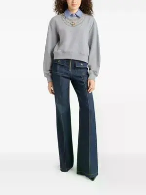 Cinq À Sept Lavina Striped Sweatshirt