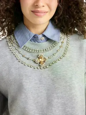 Cinq À Sept Lavina Striped Sweatshirt