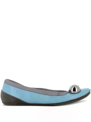 DOVE NUOTANO GLI SQUALI Ball Ballet Flats - Blue