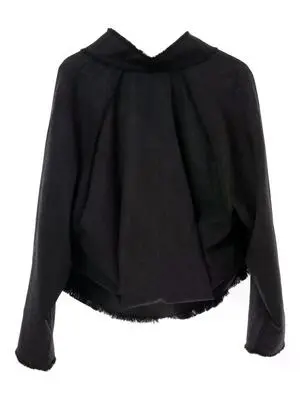 YANGKEHAN Frayed Trim Jacket