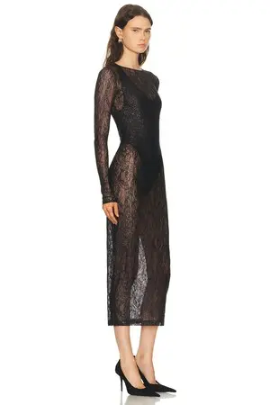 Wardrobe.NYC Lace Midi Dress