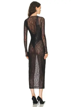 Wardrobe.NYC Lace Midi Dress