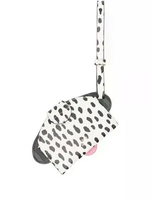 Fendi Best Friends Forever Dog-head Strap Card Case