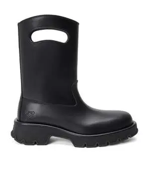 Loewe Calfskin Bobby Handle Boots - Black