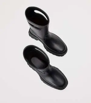 Loewe Calfskin Bobby Handle Boots - Black