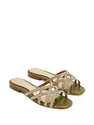 NICOLI Zuri Embellished-strap Sandals