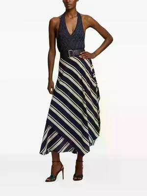 Ralph Lauren Striped Handkerchief Tilda Skirt