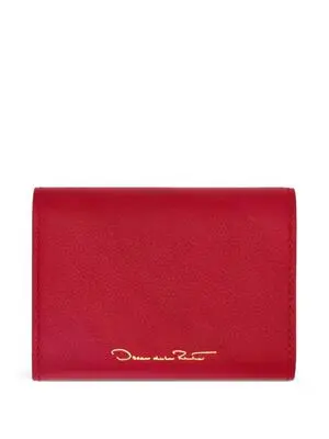 Oscar De La Renta O-detailed Trifold Wallet - Red
