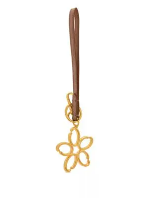 Oscar De La Renta Flower Pendant Keyring