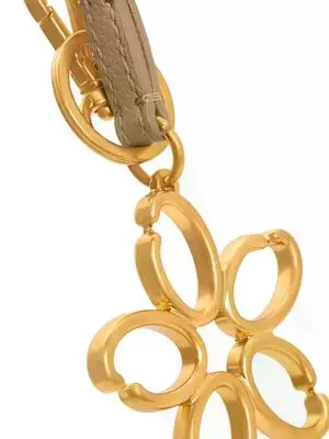 Oscar De La Renta Flower Pendant Keyring