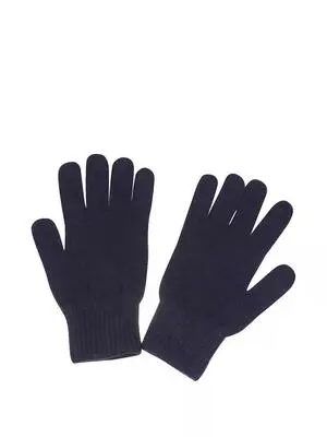 Paul Smith Cashmere Merino Gloves - Blue