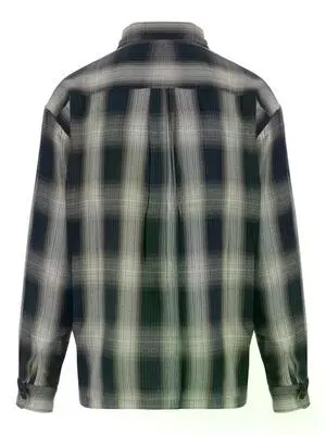 Carhartt Work In Progress Button Checked Shirt - Blue