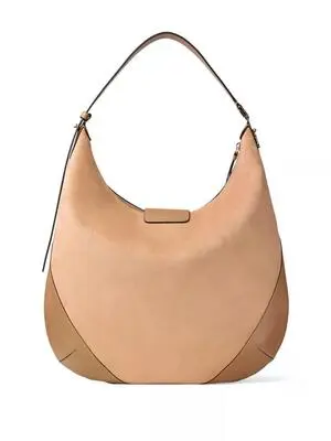 JIMMY CHOO Medium Bar Suede Shoulder Bag - Brown