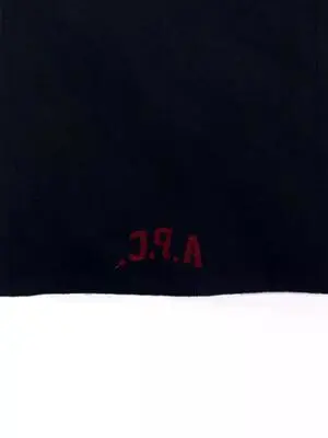 A.p.c. Jesse Embroidered Logo Scarf