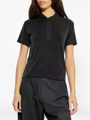 MAISON MARGIELA Button Short-sleeve Polo Top