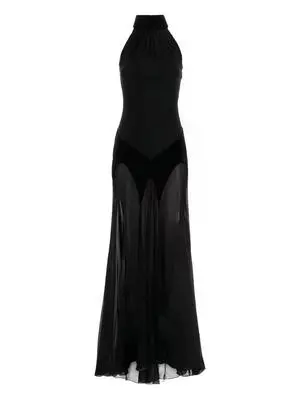 Alexander McQueen Sleeveless Maxi Dress - Black