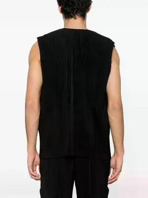 Issey Miyake Quarry Zipped Gilet - Black