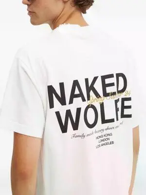 NAKED WOLFE Logo-print T-shirt