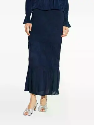 BY MALENE BIRGER Ilona Ruched Skirt - Blue