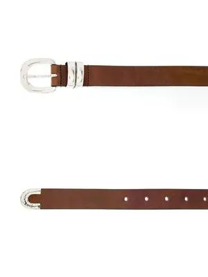 BY MALENE BIRGER Zoilo Belt With Metal Buckle - Brown