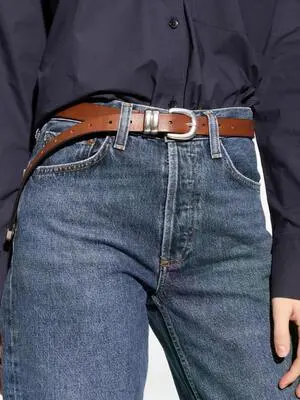 BY MALENE BIRGER Zoilo Belt With Metal Buckle - Brown