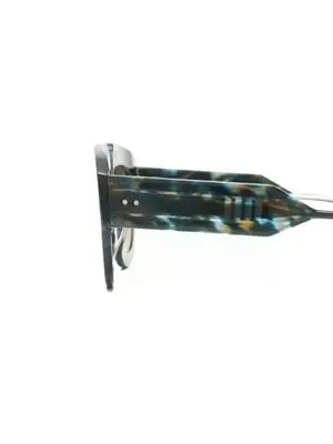 Thom Browne Geometric Frame Sunglasses - Blue