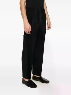 Issey Miyake Pleated Straight-leg Trousers
