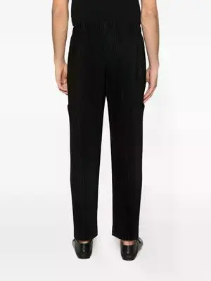Issey Miyake Pleated Straight-leg Trousers