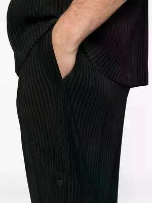 Issey Miyake Pleated Straight-leg Trousers