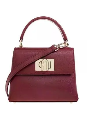 Furla Mini 1927 Logo-plaque Tote Bag - Red