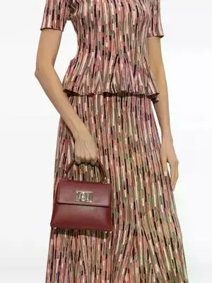 Furla Mini 1927 Logo-plaque Tote Bag - Red