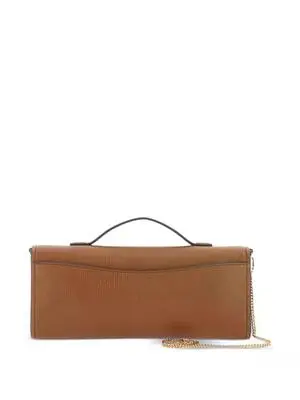 Michael Kors Hamilton Moderne Padlock-detail Clutch - Brown