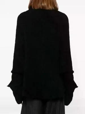 LIMI FEU Loop Inlay Frilled Collar Jacket