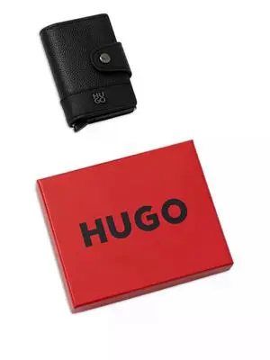 Hugo Button Card Holder