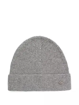 Hugo Logo-detail Beanie - Grey
