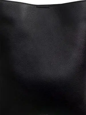 JIL SANDER Leather Strap Shoulder Bag - Black