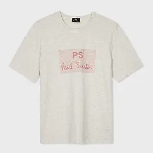 Paul Smith Cotton 'stripe Logo' T-shirt