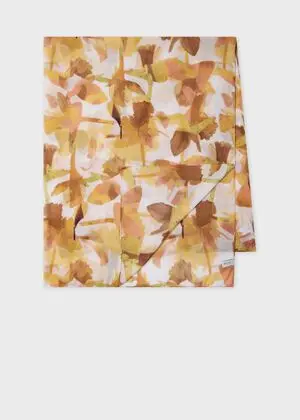 Paul Smith Floral Paint' Scarf